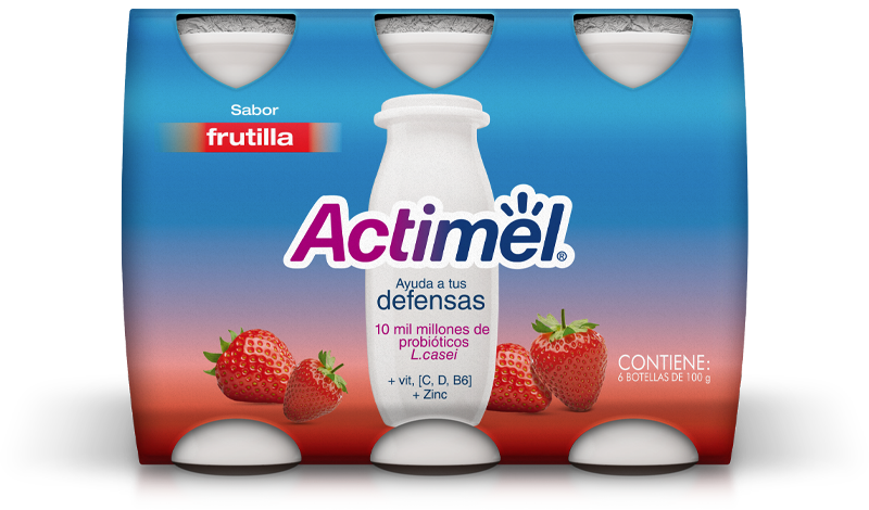 Actimel – Actimel es colosalmente pequeño: una botellita llena de 10. ...